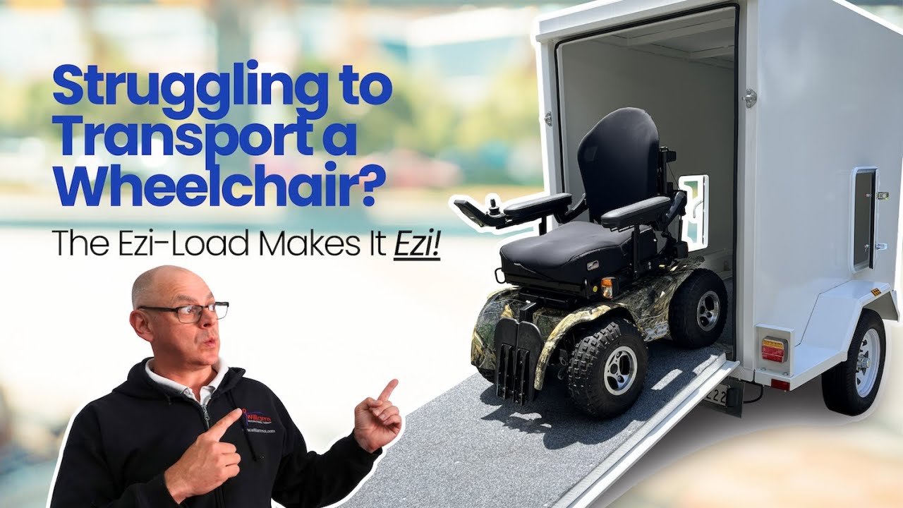 Struggling to Transport a Wheelchair? The Ezi-Load Makes It Ezi! - YouTube