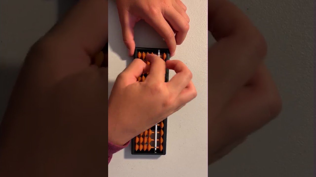 Abacus Counting Exercise - YouTube