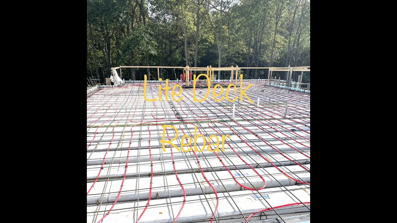 ICF Lite Deck Rebar. - YouTube