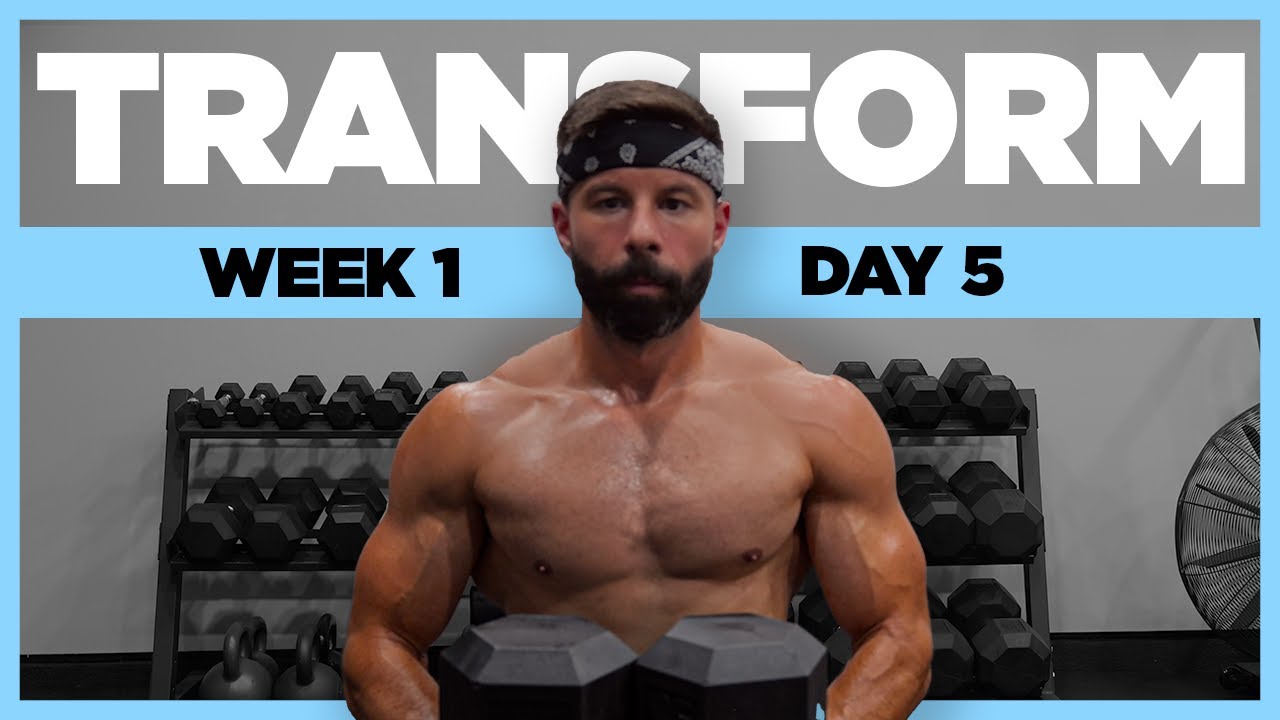 TRANSFORM Dumbbell Training Plan - DAY 5 (FULL BODY WORKOUT) - YouTube