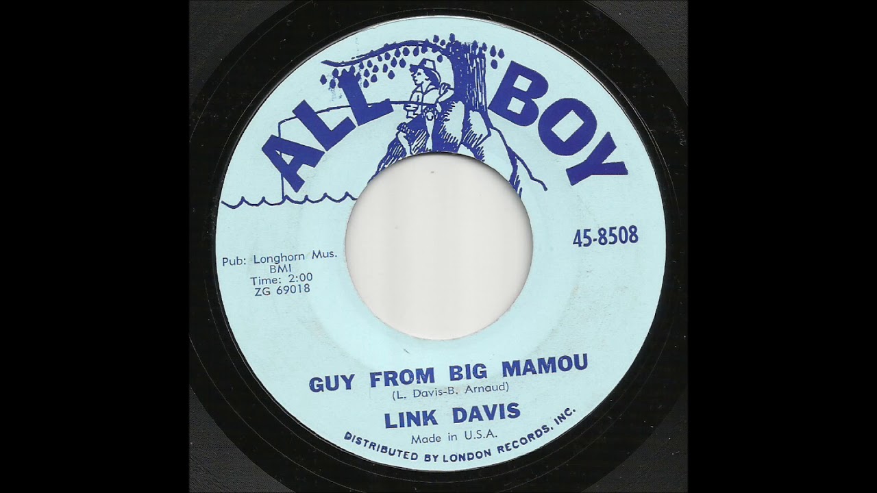 Link Davis - Guy From Big Mamou - YouTube