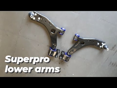 SUPERPRO ARMS LOWER ARMS FITTED TO THE FOCUS MK2 ST225 - YouTube