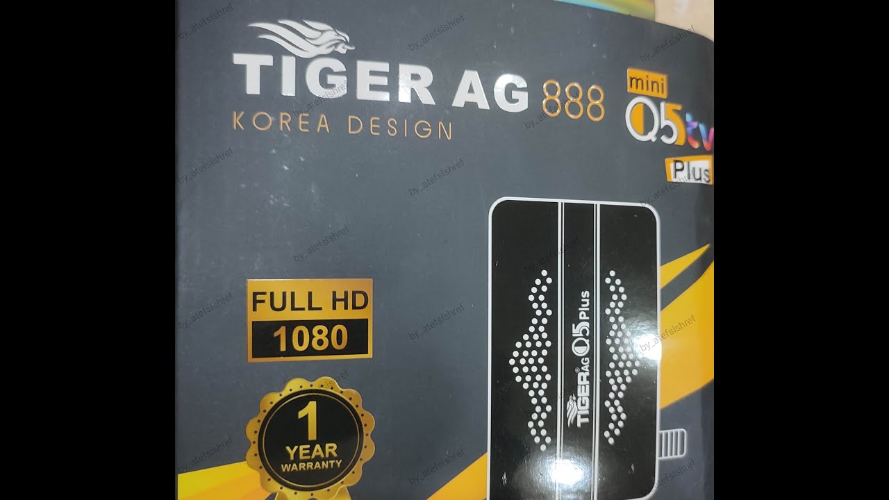 تعالوا نشوف تحديث سوفتوير #التايجر tiger ag Q5plus tv#واحدث سوفتوير ...