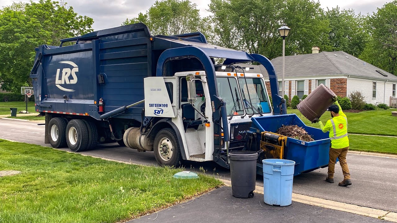 LRS Mack LE Heil Half/Pack Carry Can Garbage Truck - YouTube