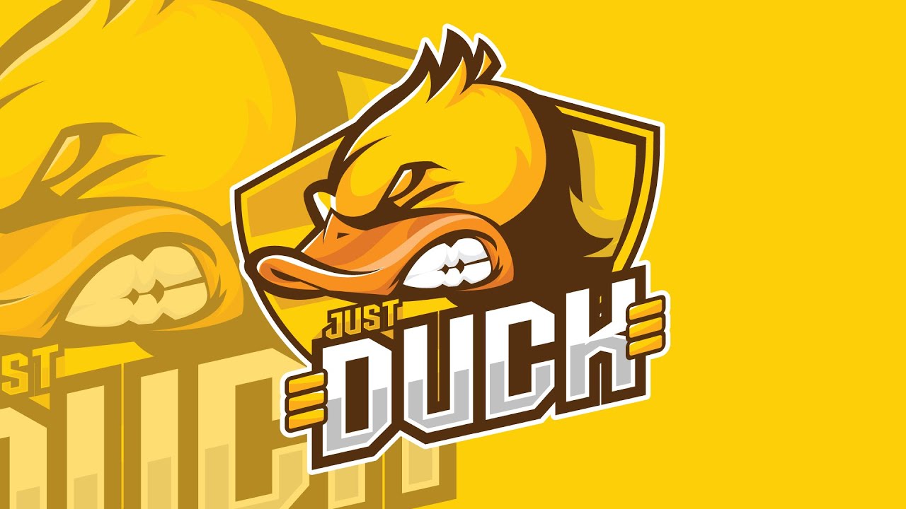 From Sketch to Final Design: Duck Gaming Mascot Logo Tutorial - YouTube