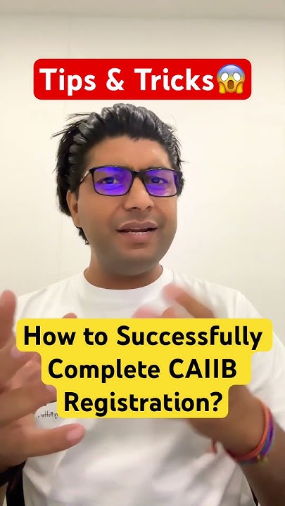 How to Successfully Complete CAIIB Registration? #caiib #caiibexampreparation #caiibregistration ...