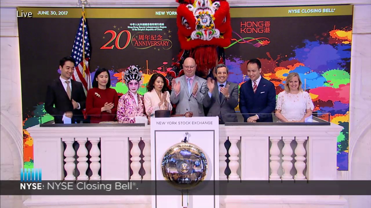 New York Stock Exchange - The Closing Bell on June 30 2017 - YouTube