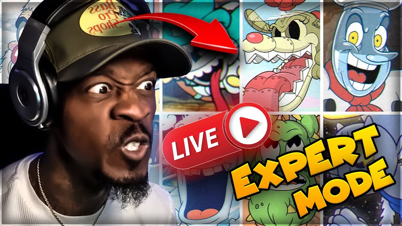 EXPERT MODE ON CUPHEAD! [DLC BOSSES] | CUPHEAD PLAYTHOUGH - YouTube