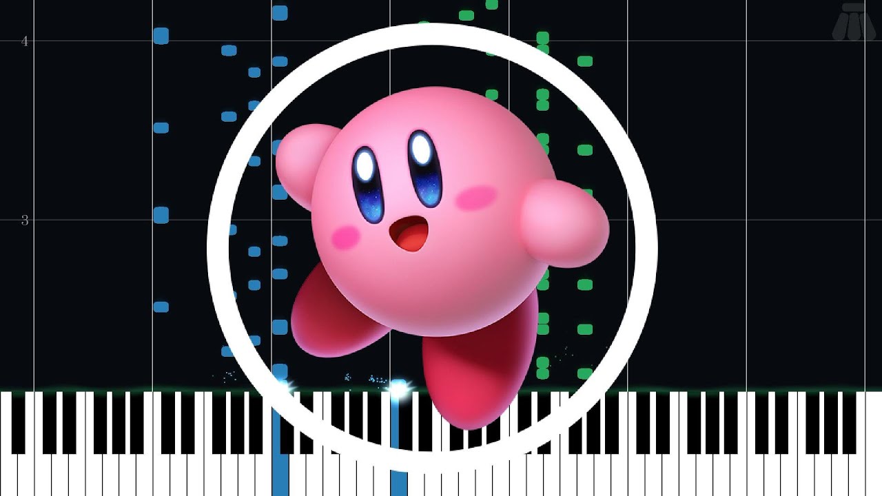 Computer Virus Battle - Kirby Super Star - Hard Piano Tutorial - YouTube