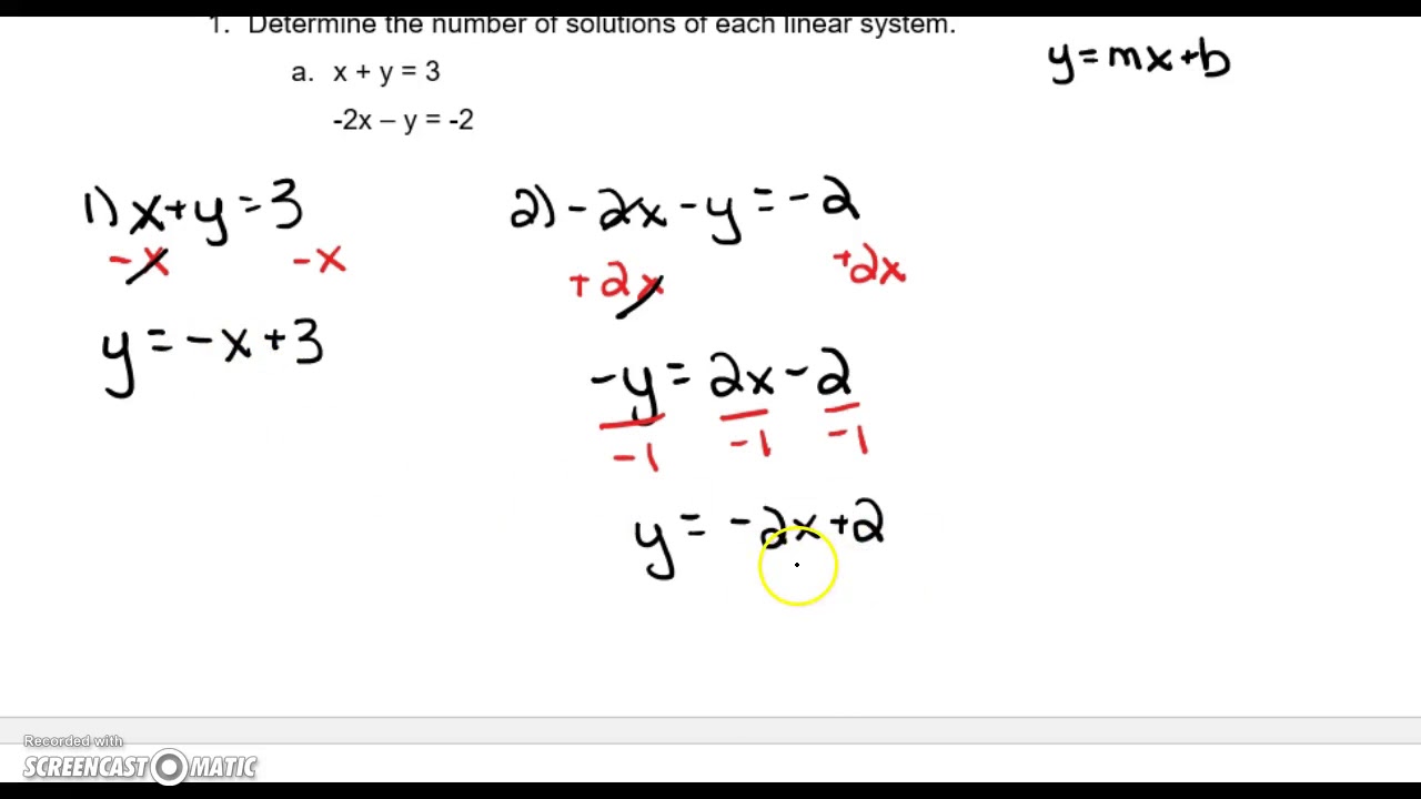 FPC 10 Lesson 7.6 Properties of Systems of Linear Equations - YouTube