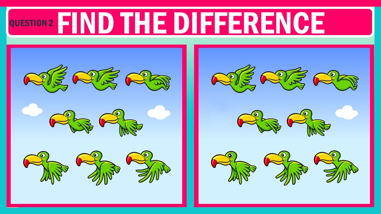 Find the Difference #080 | Spot the Difference | Vision & Brain ...