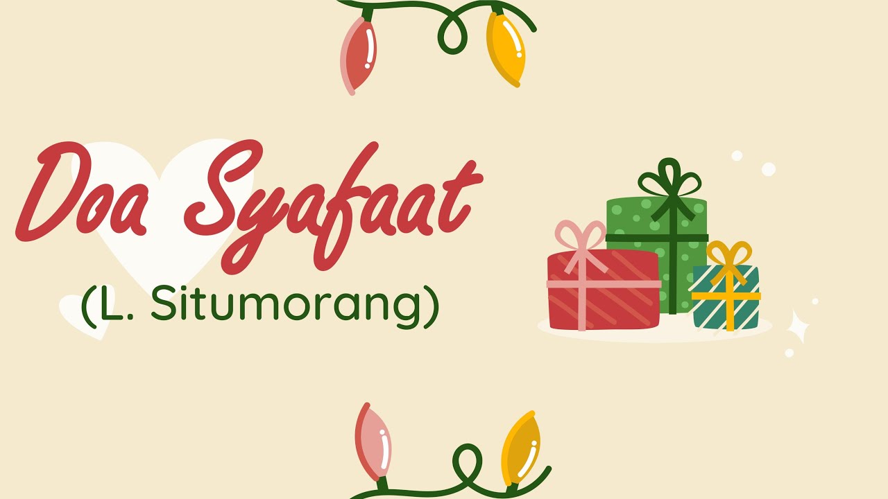 [Natal SD] Doa Syafaat - YouTube