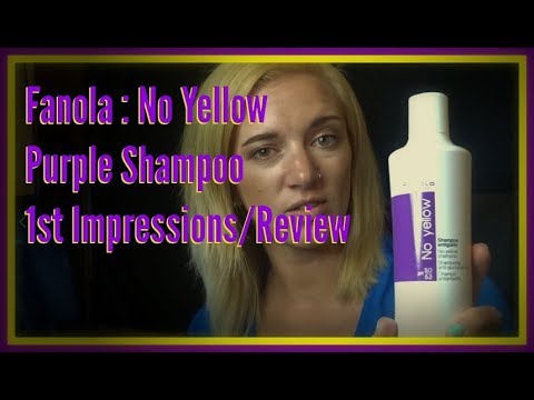 Fanola No Yellow Purple Shampoo - Review and 1st Impressions - Miss ...