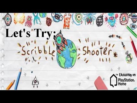 Scribble Shooter (PS Home on PS3) [Manjoume] - YouTube