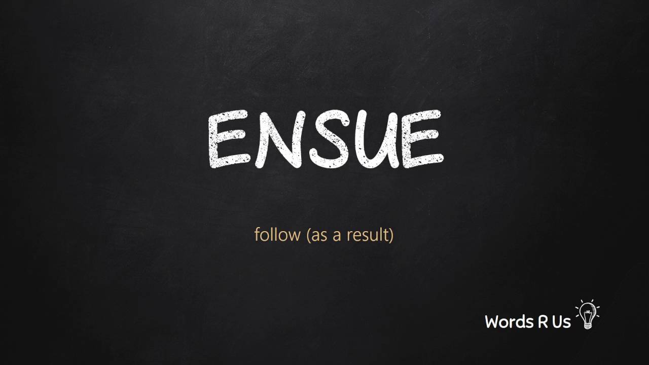 How to Pronounce ENSUE in American English - YouTube