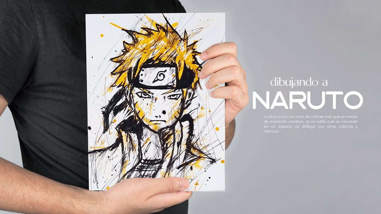 HOW TO DRAW NARUTO PAINTER COMO DIBUJAR A NARUTO PINTURA @ink_tintados ...