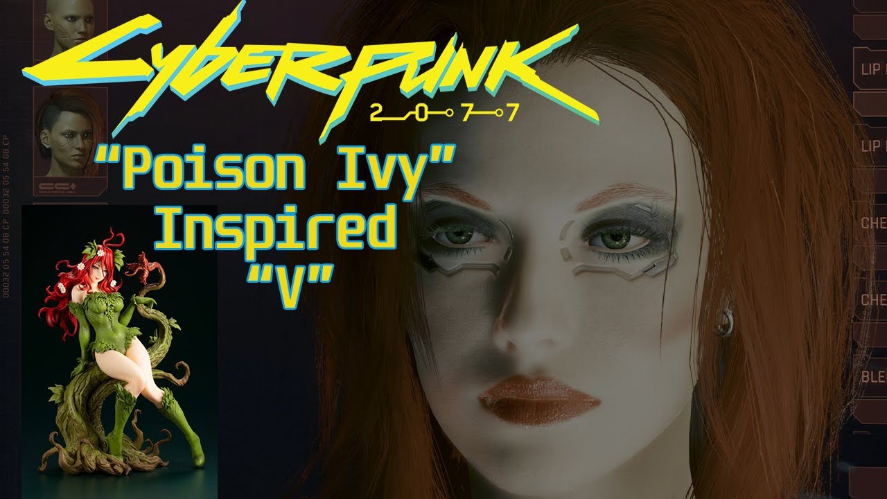 Cyberpunk 2077 | Beautiful Female "V" Inspired By Poison Ivy From DC ...