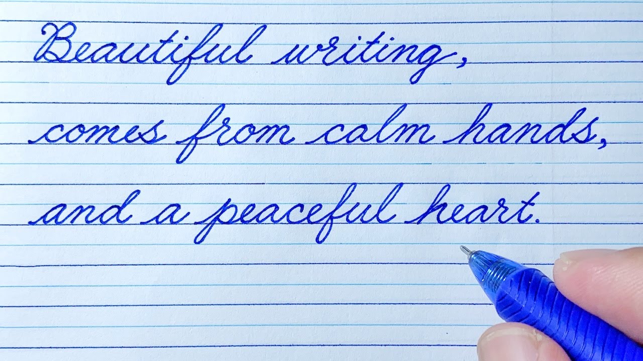 Cursive Writing Quote 107 | Cursive Handwriting Practice | Cursive ...