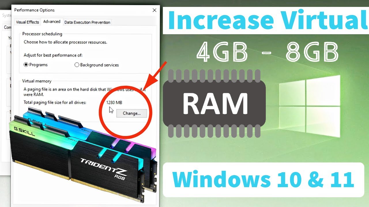 How to increase Virtual RAM in Laptop - YouTube