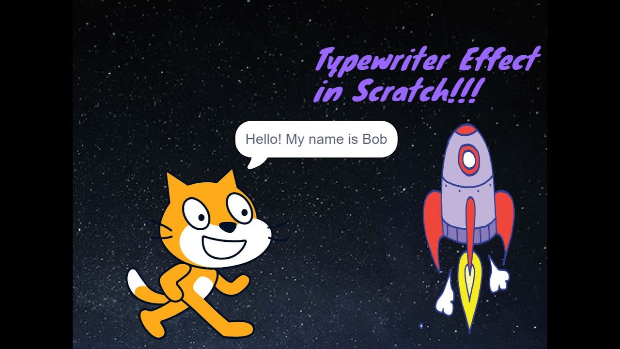 How to make a typing effect in Scratch (EASY!!!) - YouTube