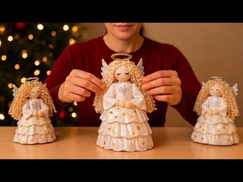 This Beautiful Christmas Angel Is Made from a plastic Bottle!🌲😍 Every one thinks It's Store-Bought!