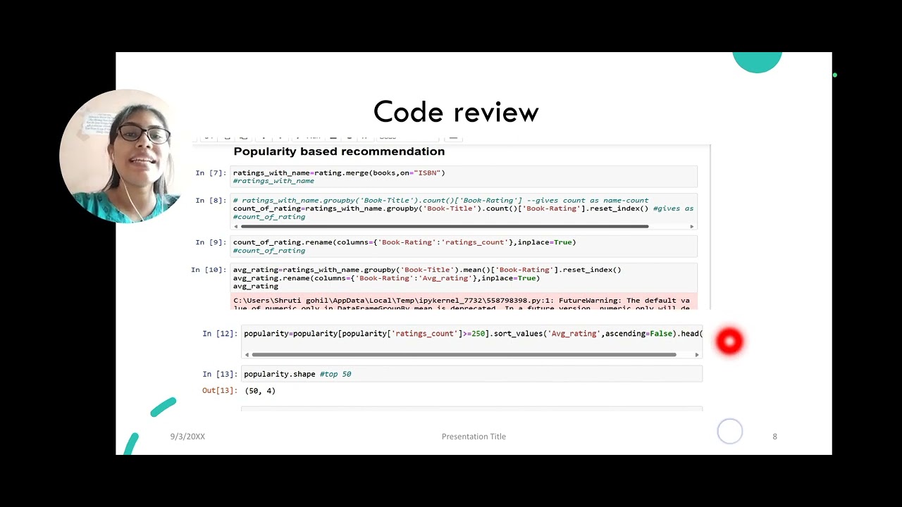Book recommendation system - YouTube