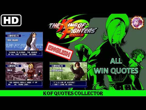 The King of Fighters 2003 - All Win Quotes (English) PS2 - YouTube