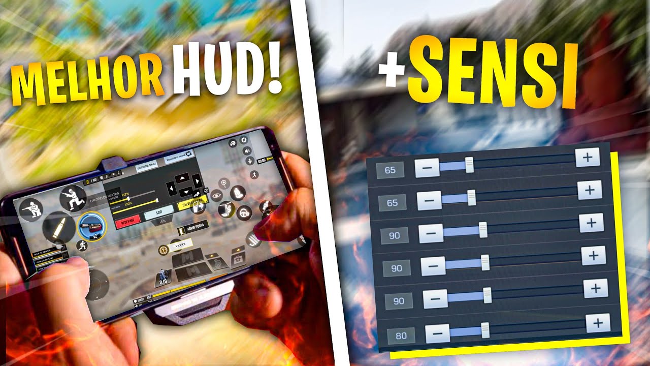 A melhor HUD e SENSIBILIDADE pro Battle Royale? - COD: MOBILE - YouTube