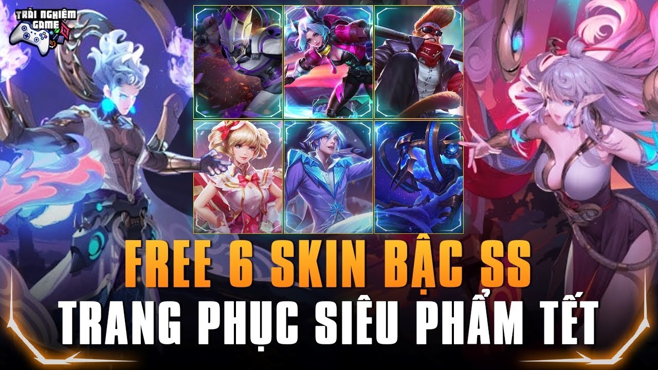 [Liên quân] FREE 6 SKIN SS, hé lộ trang phục tết Tel'Annas SSS và Tulen ...