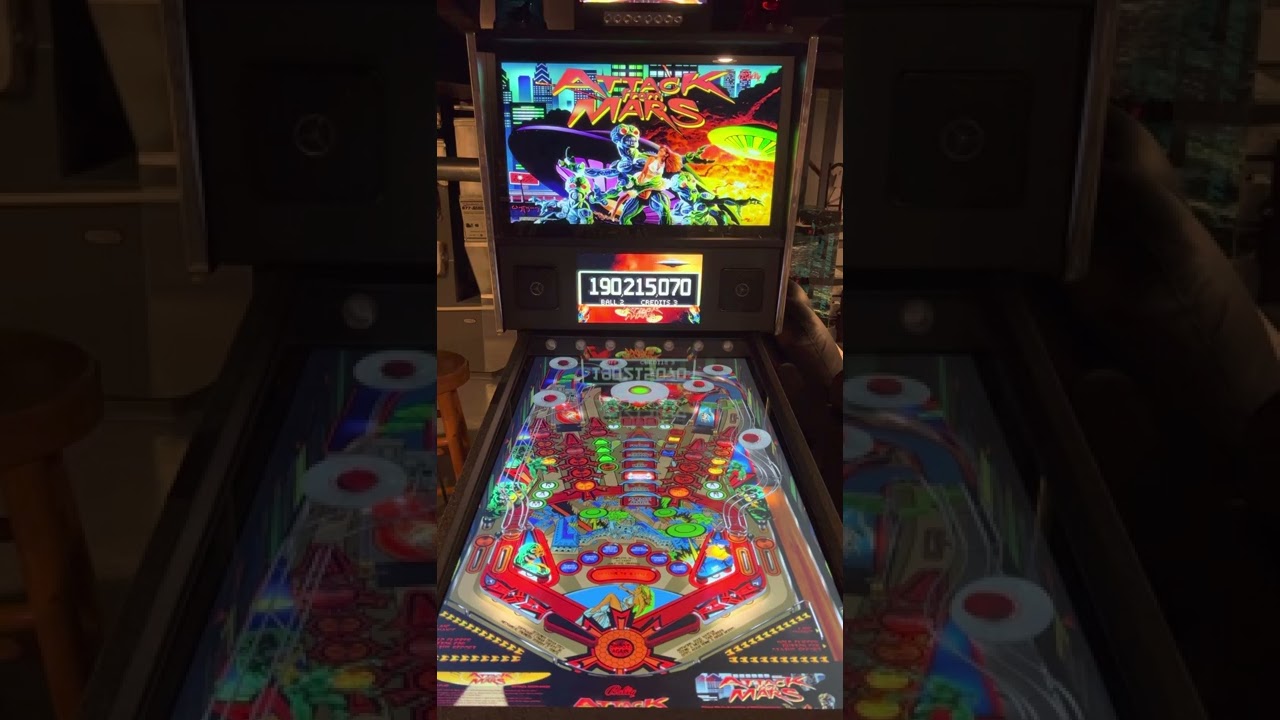 Ultra VP 6.0 Virtual Pinball: Attack from Mars (filmed at 4K@60hz ...