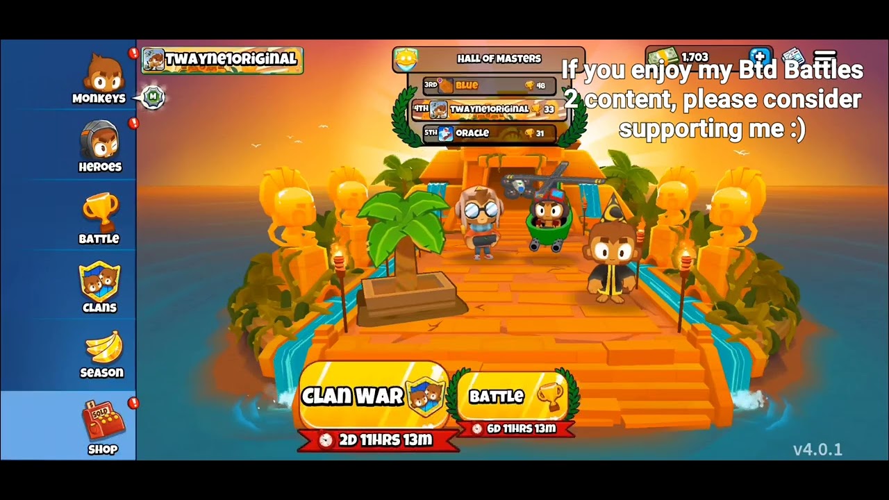 I have a Btd6 and Btd Battles 2 Creator Code now! - YouTube