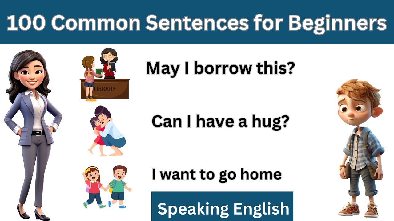 100 Common English Sentences for Beginners | Daily English Speaking ...