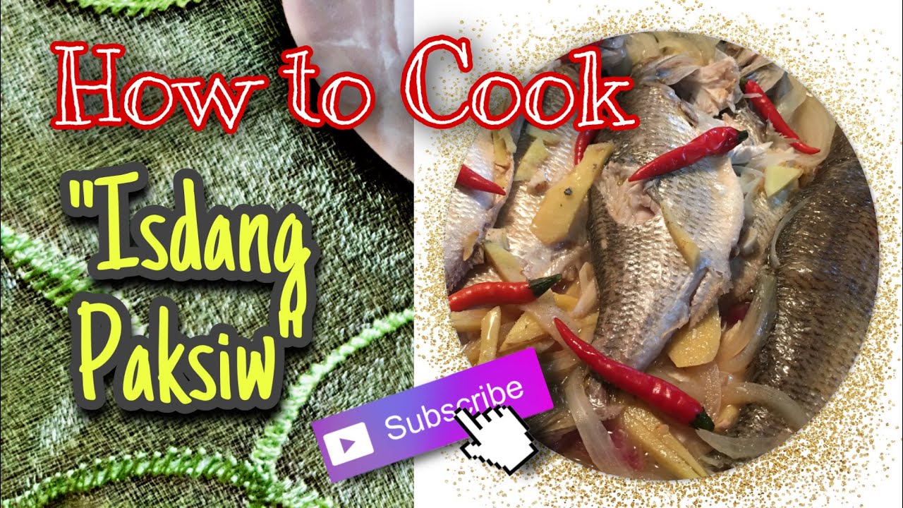 How to Cook Isdang Paksiw - YouTube