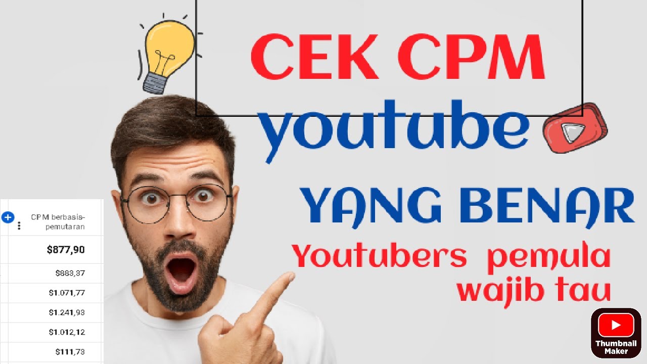 cek cpm youtube yang benar dan cara menaikan cpm agar penghasilan video ...