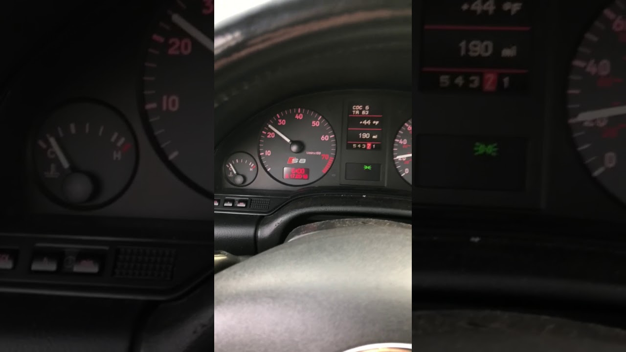 2002 Audi S8 (D2) interior noise from exhaust - YouTube
