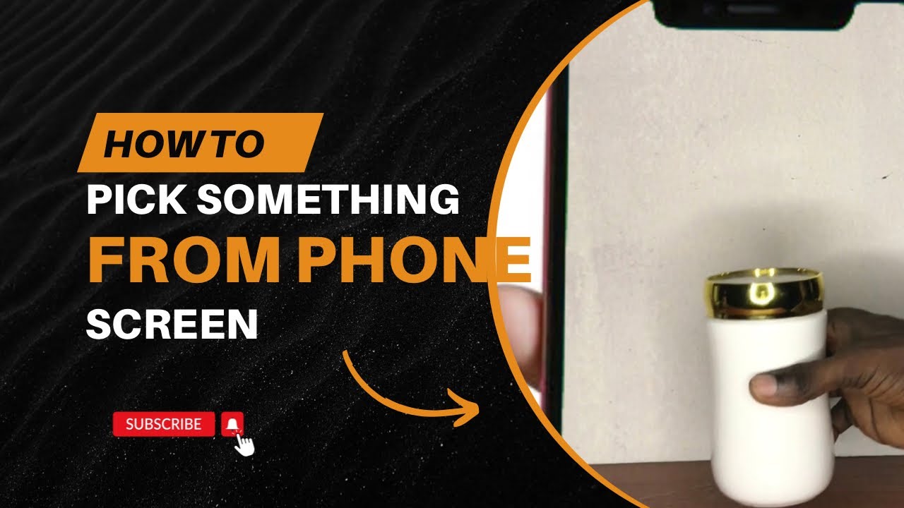 How To Pick An Object or Something from a Phone Screen | CapCut ...
