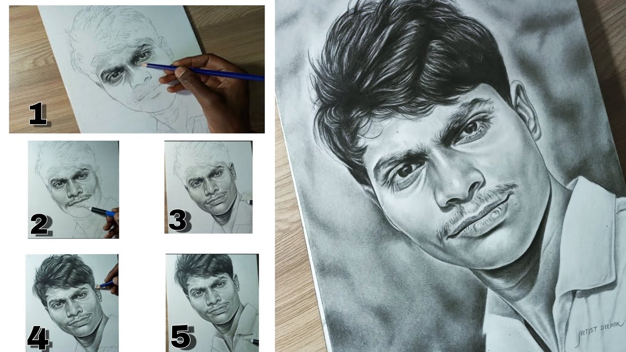मैंने अपना Sketch बनाया / Sketching tutorial / Artist Deepak - YouTube