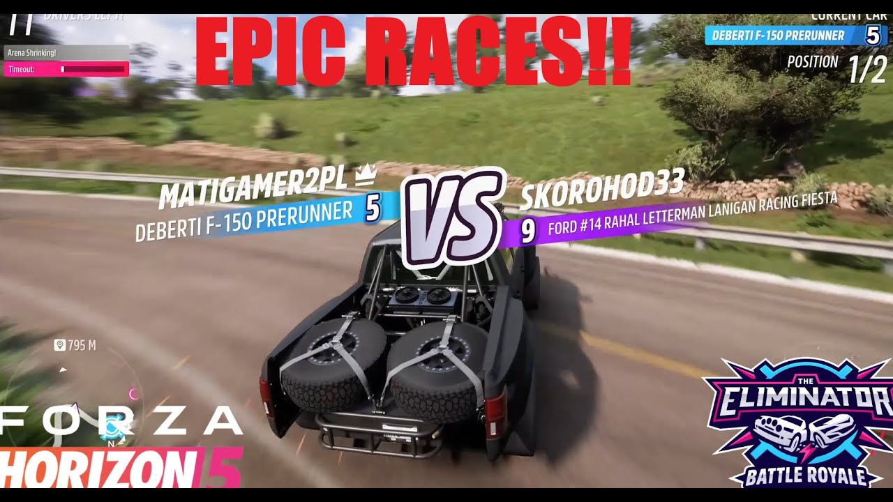 FH5 THE ELIMINATOR - EPIC CLOSE RACES AND BEATING HIGH LEVEL CARS ...