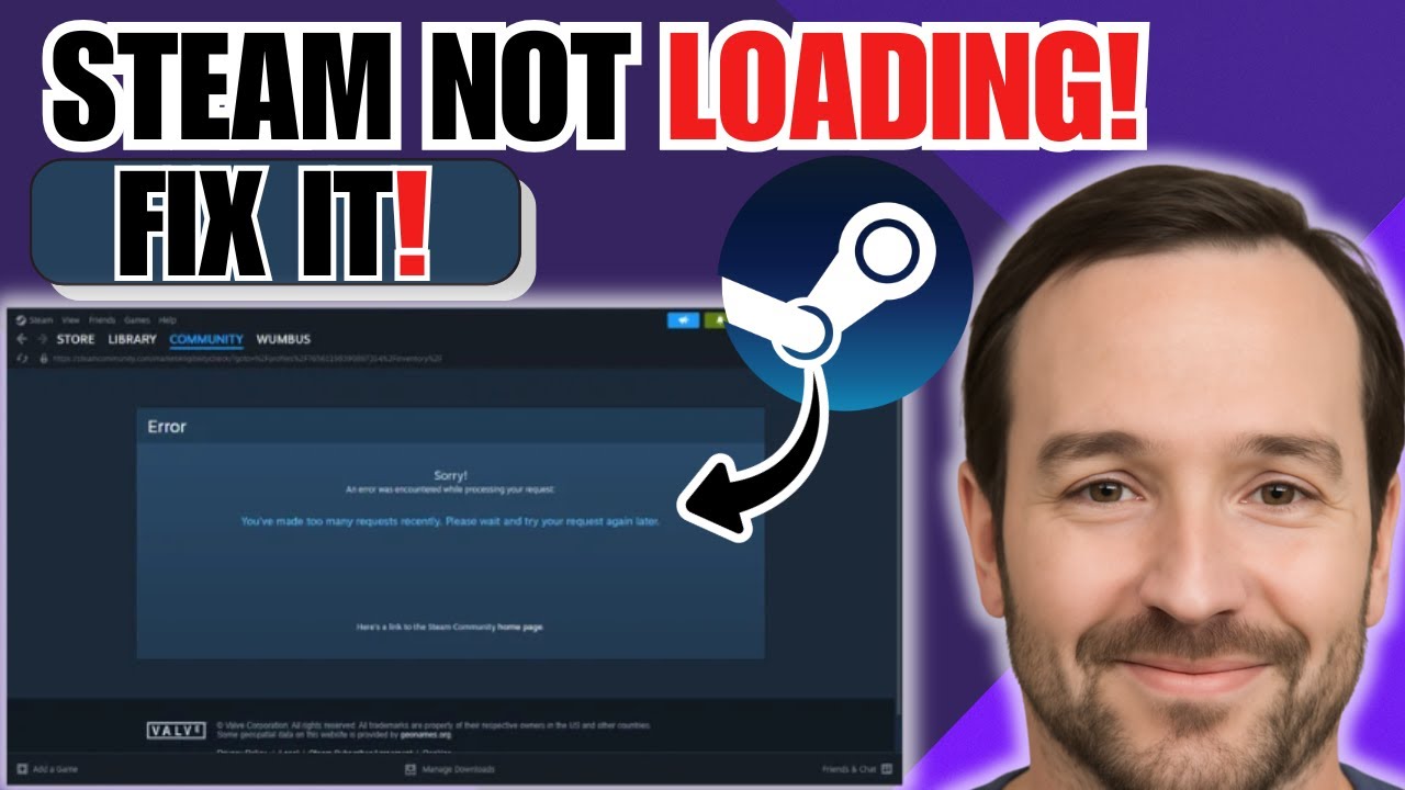 How to Fix Market Not Loading/Working On Steam? (2026 Steps) - YouTube