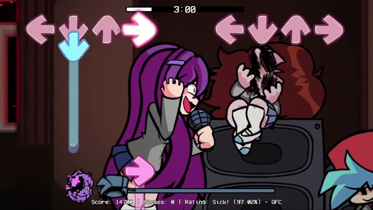 FNF Doki Doki Takeover!-band ending(markov) - YouTube