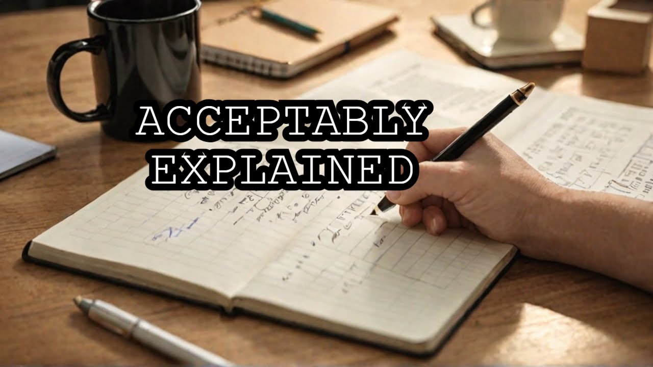 English Vocabulary: acceptably - YouTube