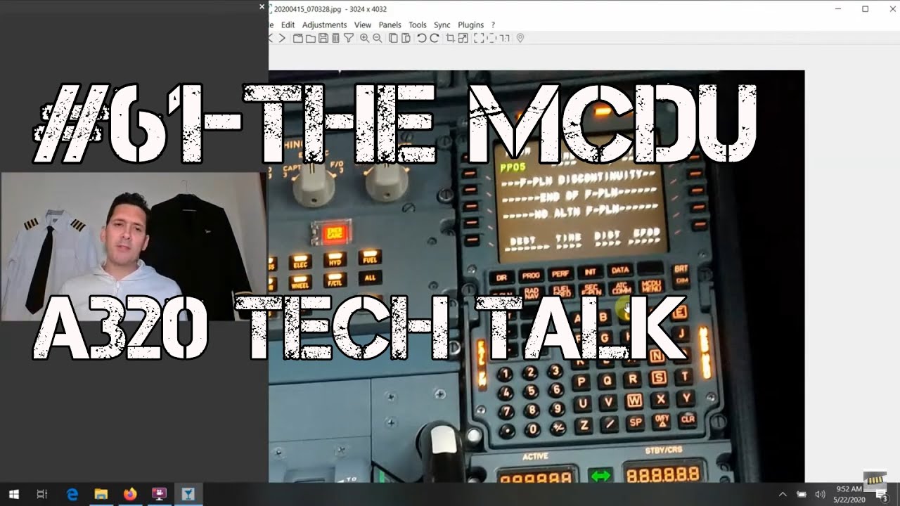 Airbus A320 Cockpit Tour: #61 - The MCDU: What do all those buttons do ...