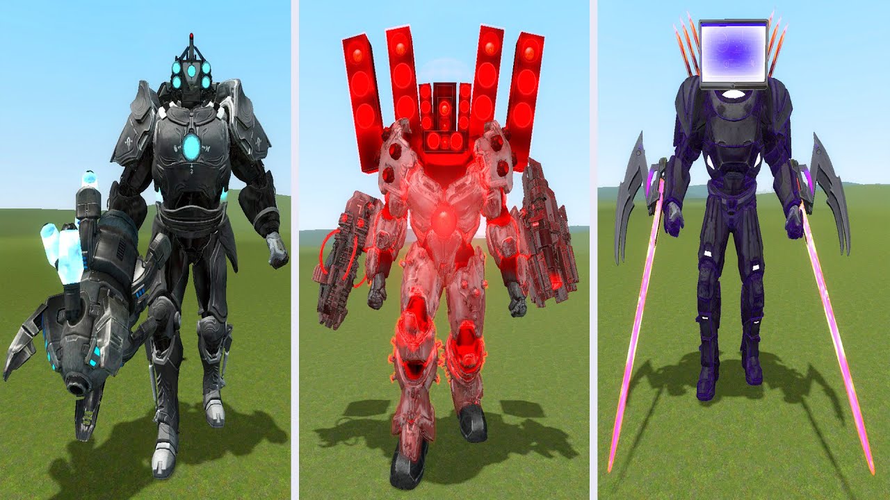 EVOLUTION OF NEW FUTURE CAMERAMAN AND TV TITAN UPGRADE IN GARRY'S MOD ...