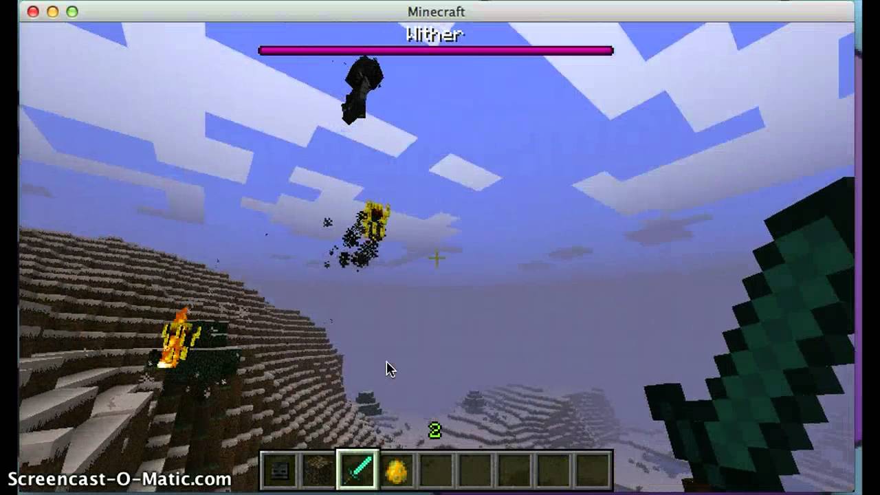 MineCraft: How To Spawn Wither - YouTube