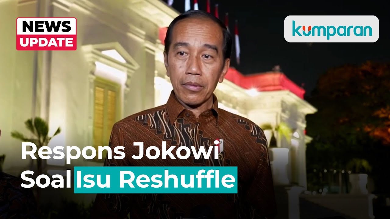 Respons Jokowi Soal Isu Reshuffle Setelah Syahrul Yasin Limpo Jadi