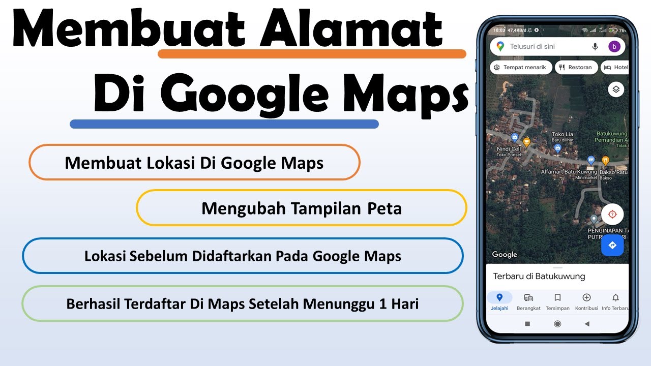 Cara Buat Alamat (Toko / Rumah / Gedung / Kantor ) Di Google Maps ...