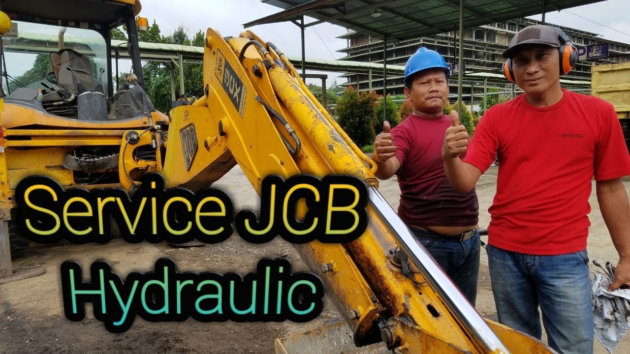 #JCB #Backhoeloader Repair of the JCB backhoe loader 3CX site master ...
