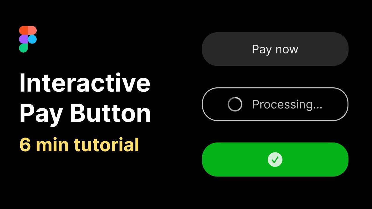 Interactive Pay Button in Figma - YouTube