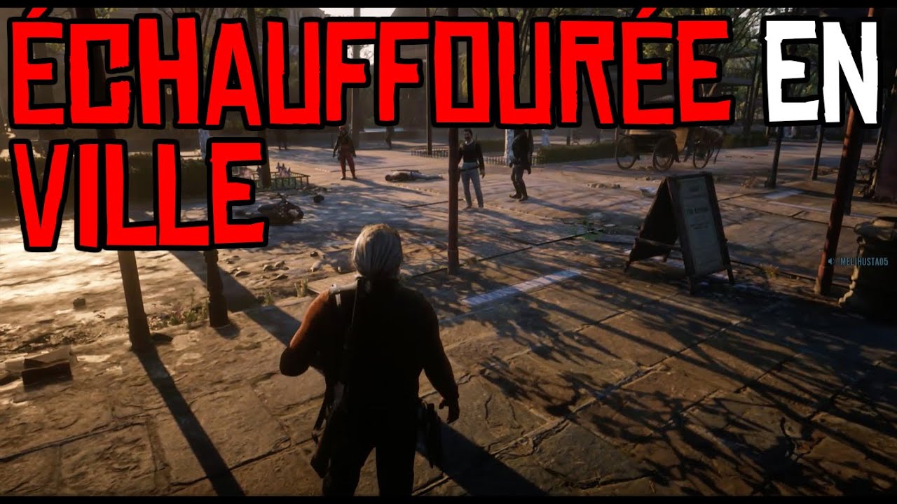 Echauffourée en Ville - RDR2 Red Dead Redemption 2 RDO Online - YouTube