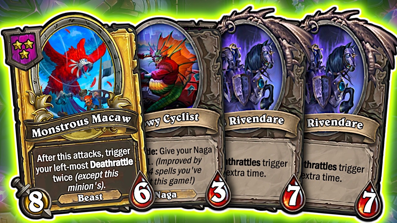 DISGUSTING Deathrattle Scaling! | Hearthstone Battlegrounds - YouTube